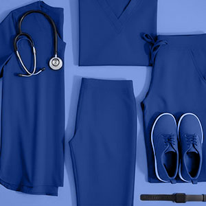 Galaxy Blue Scrubs - Premium Quality Medical Uniforms