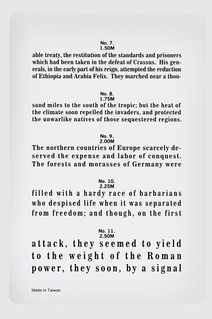 Prestige 32 Unisex Jaeger Eye Chart