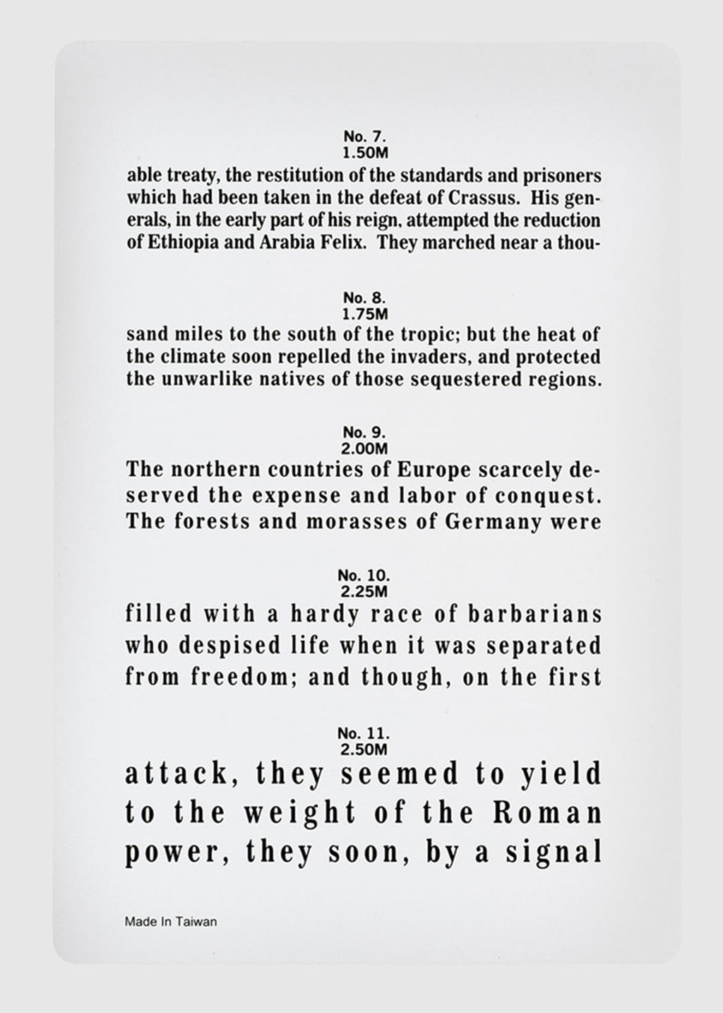 Prestige 32 Unisex Jaeger Eye Chart