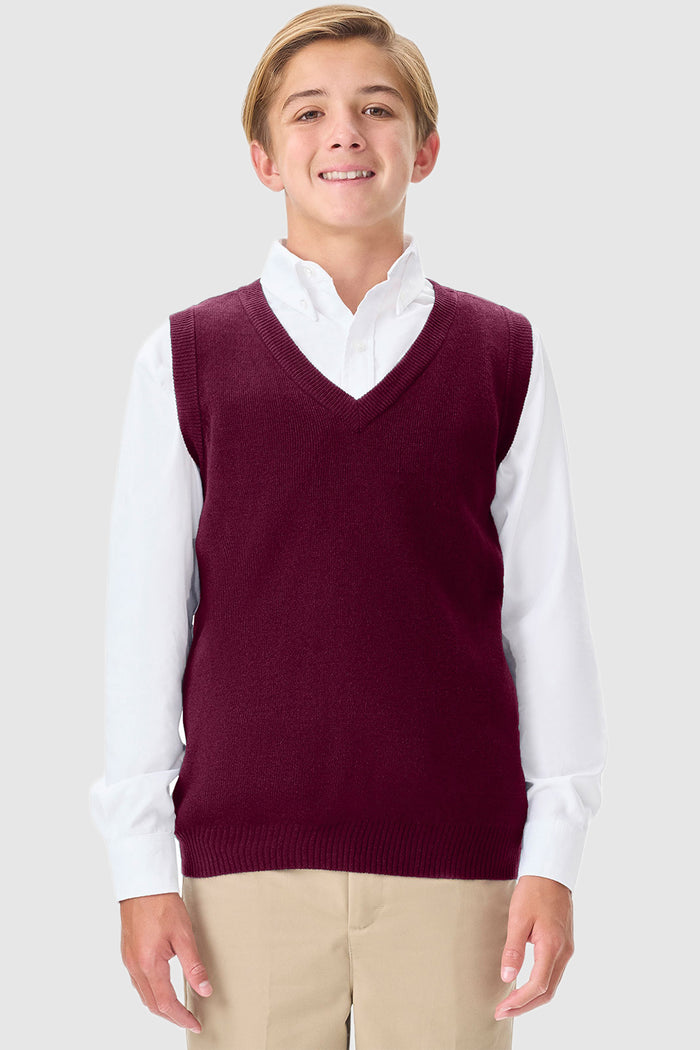 Classroom Uniforms 56914 Adult Unisex V-Neck Sweater Vest