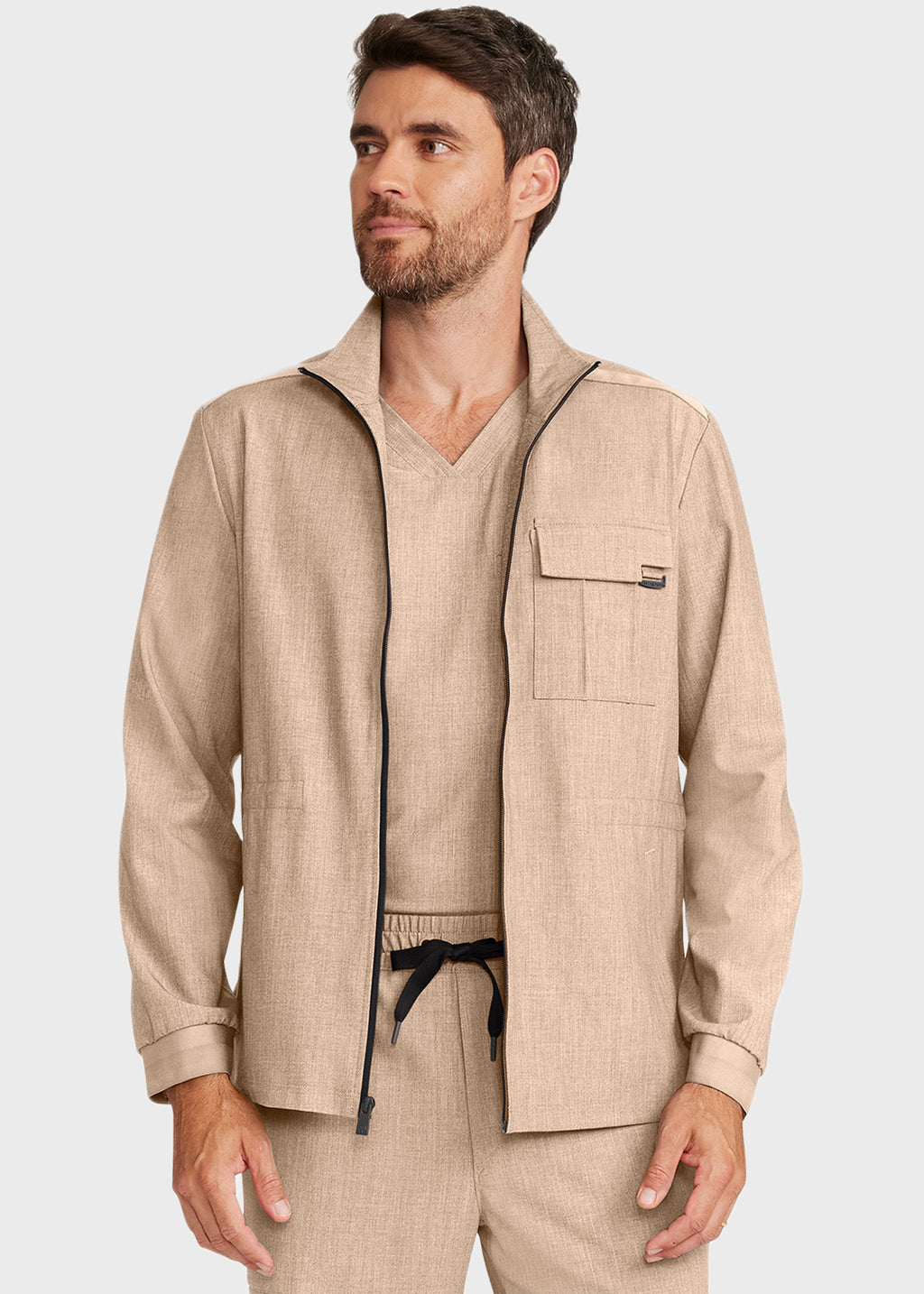 Healing Hands HH QUEST Men's Zip Front Utility Jacket - HH361